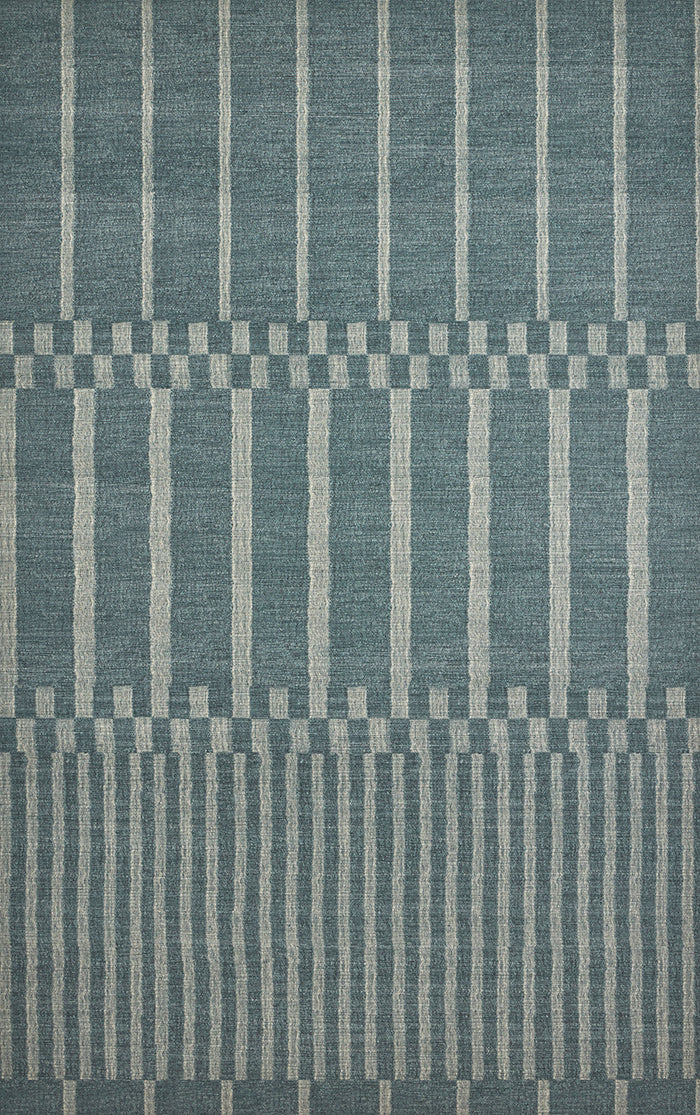 Mondrian Check Blue Wallpaper — Pat McGann Gallery